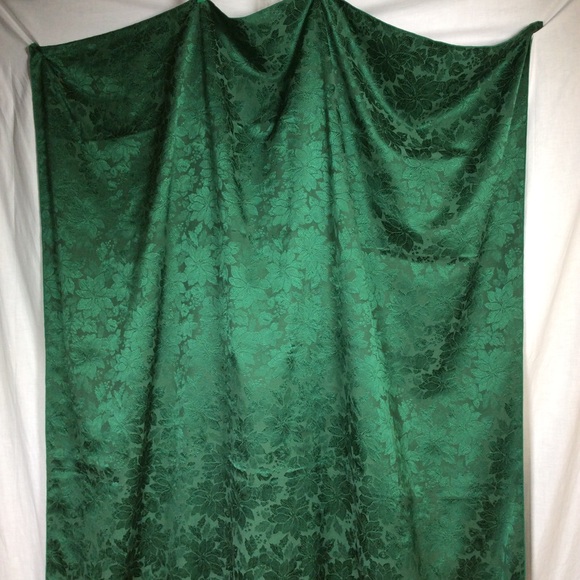 Dining | Emerald Forest Green Rectangle Table Cloth Vtg | Poshmark